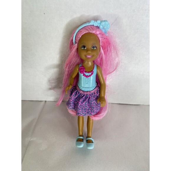 Mattel | Toys | Barbie Endless Hair Kingdom Chelsea Doll Blue Top Pink ...